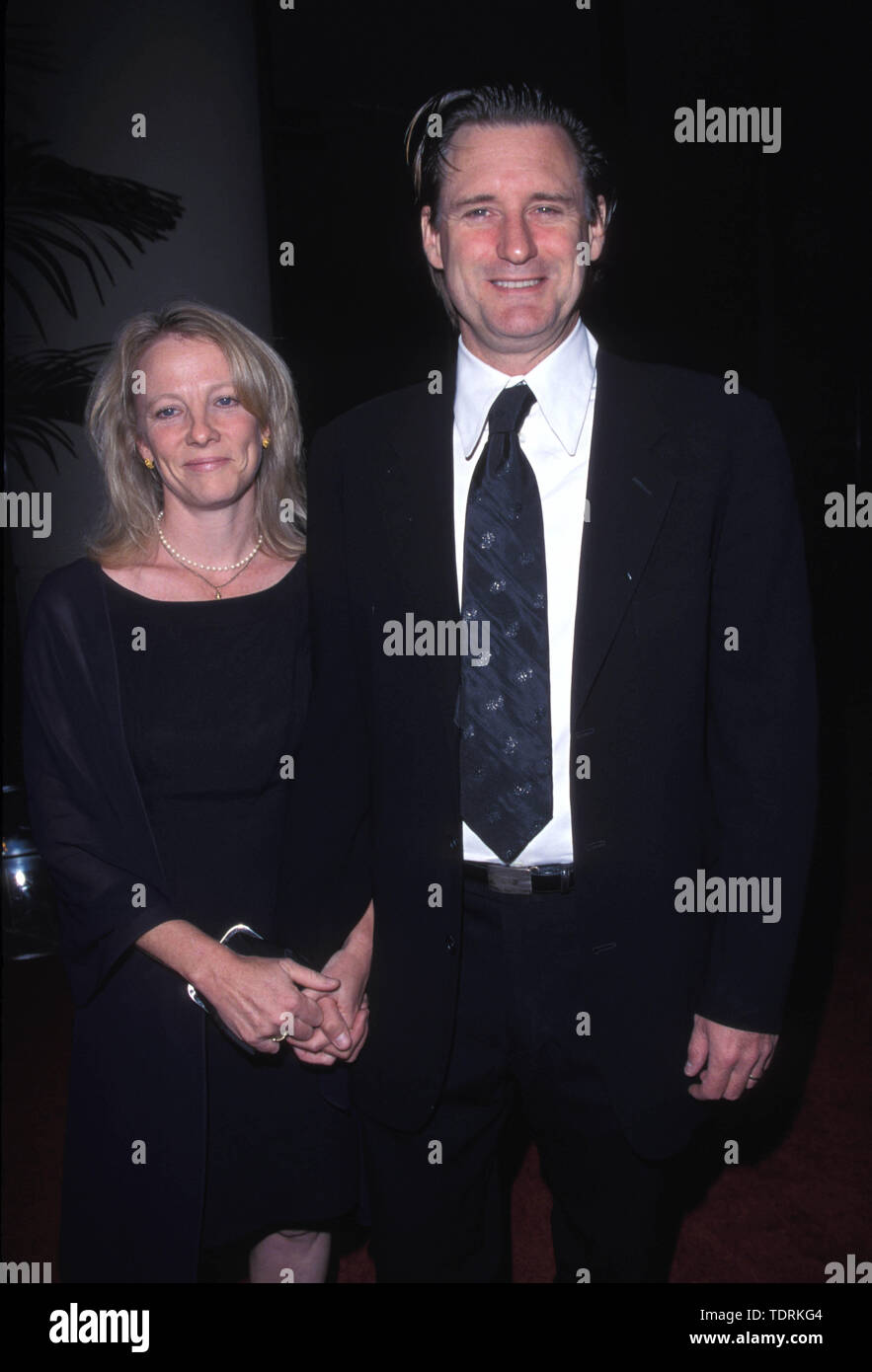 Oct 09, 1999; Los Angeles, CA, USA; Actor BILL PULLMAN with wife Tamara ...