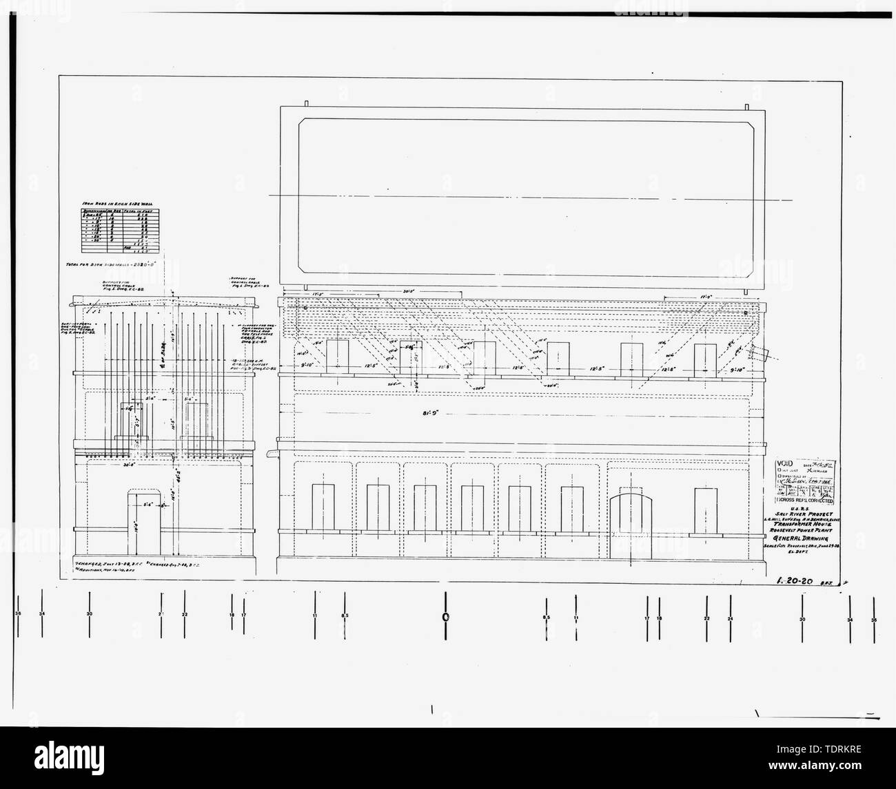 Photographic copy of drawing dated June 24, 1908 (Source- Salt River ...