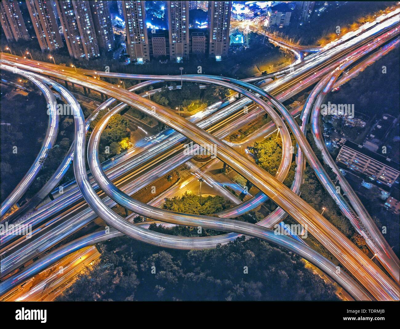 Chengdu Aerospace Interchange Stock Photo - Alamy