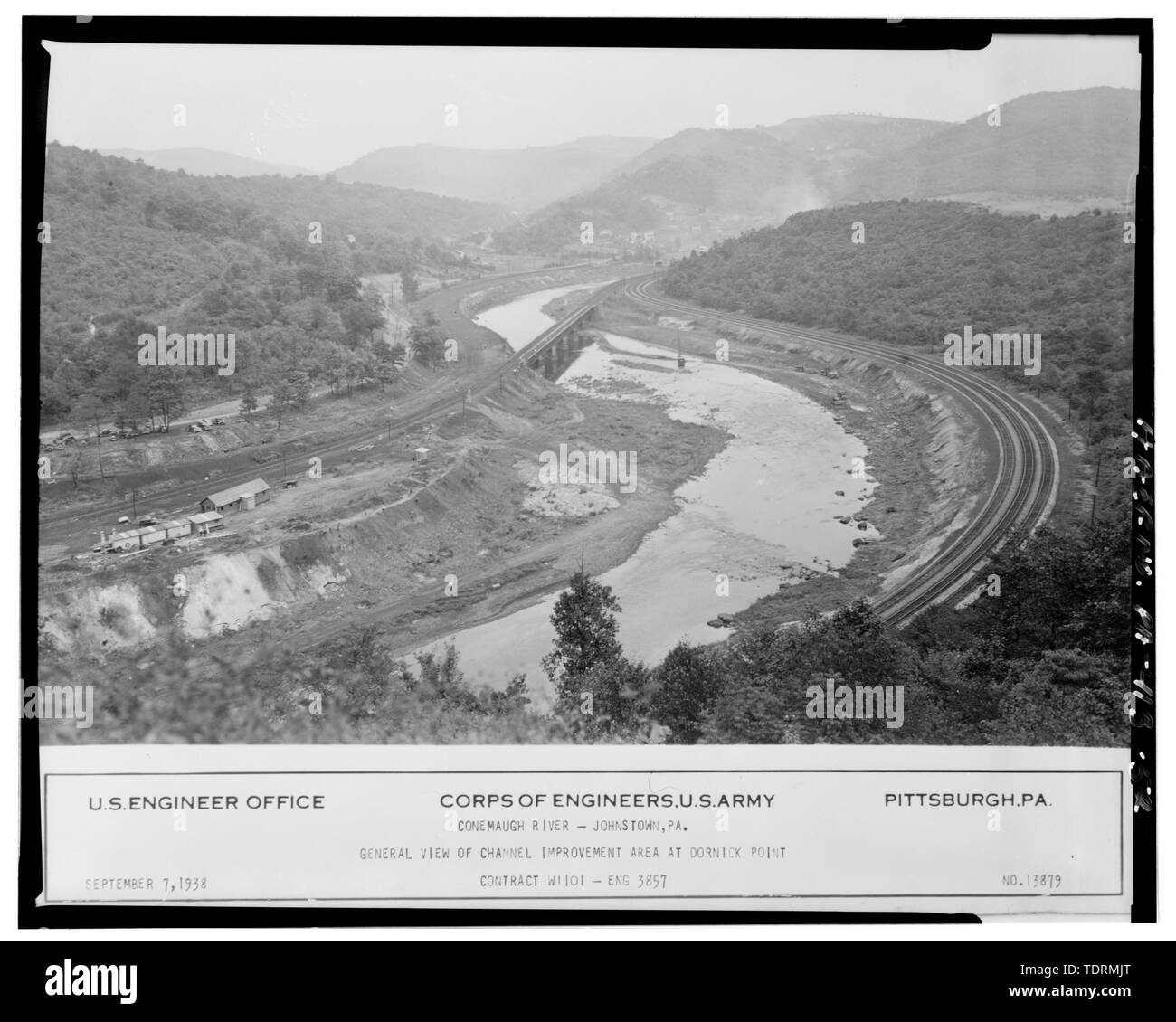Photographic copy of historic photograph, by Corps of Engineers, U.S ...
