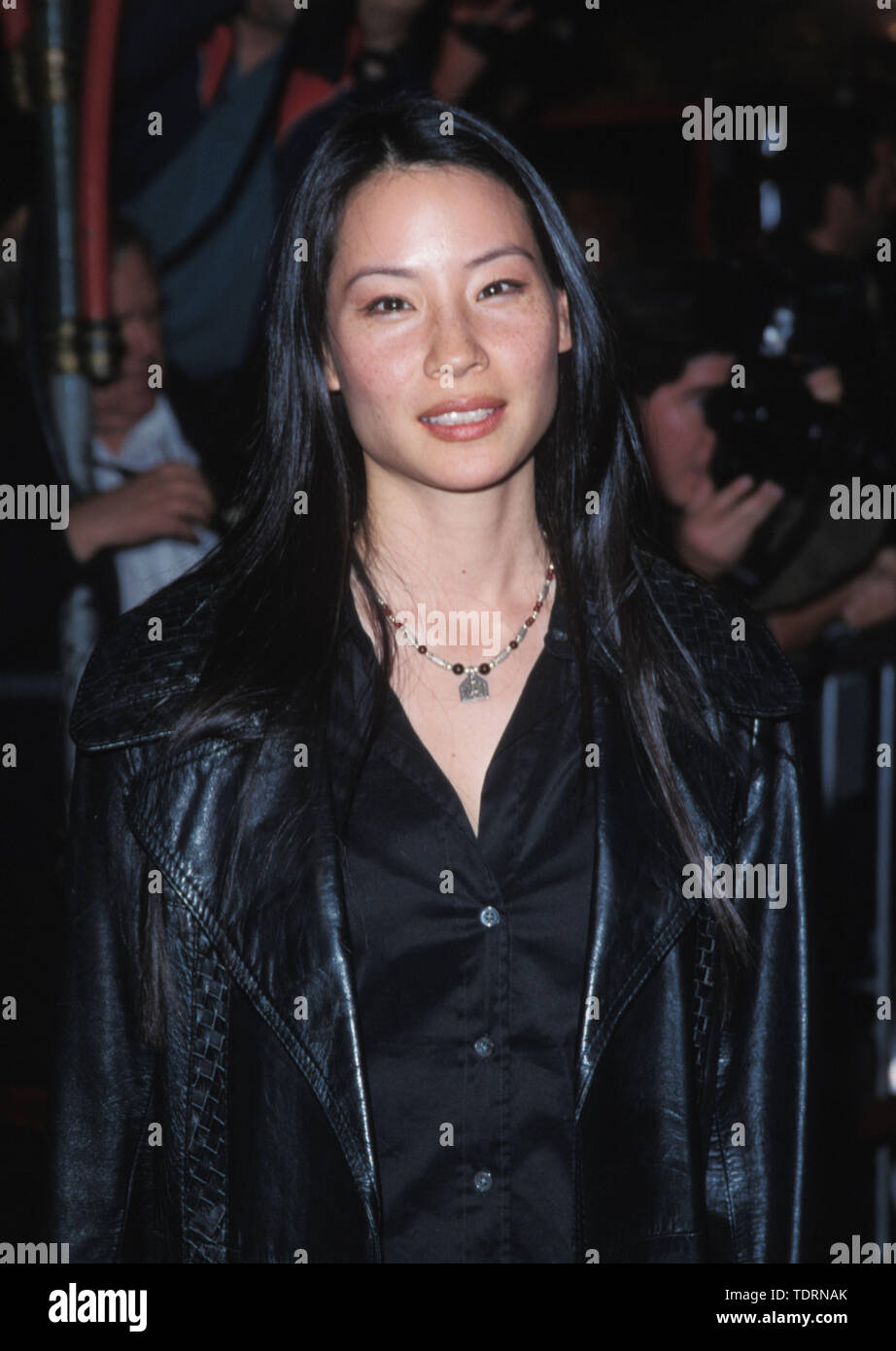 Dec 20, 1999; Los Angeles, CA, USA; Actress LUCY LIU at the 'Man On the ...