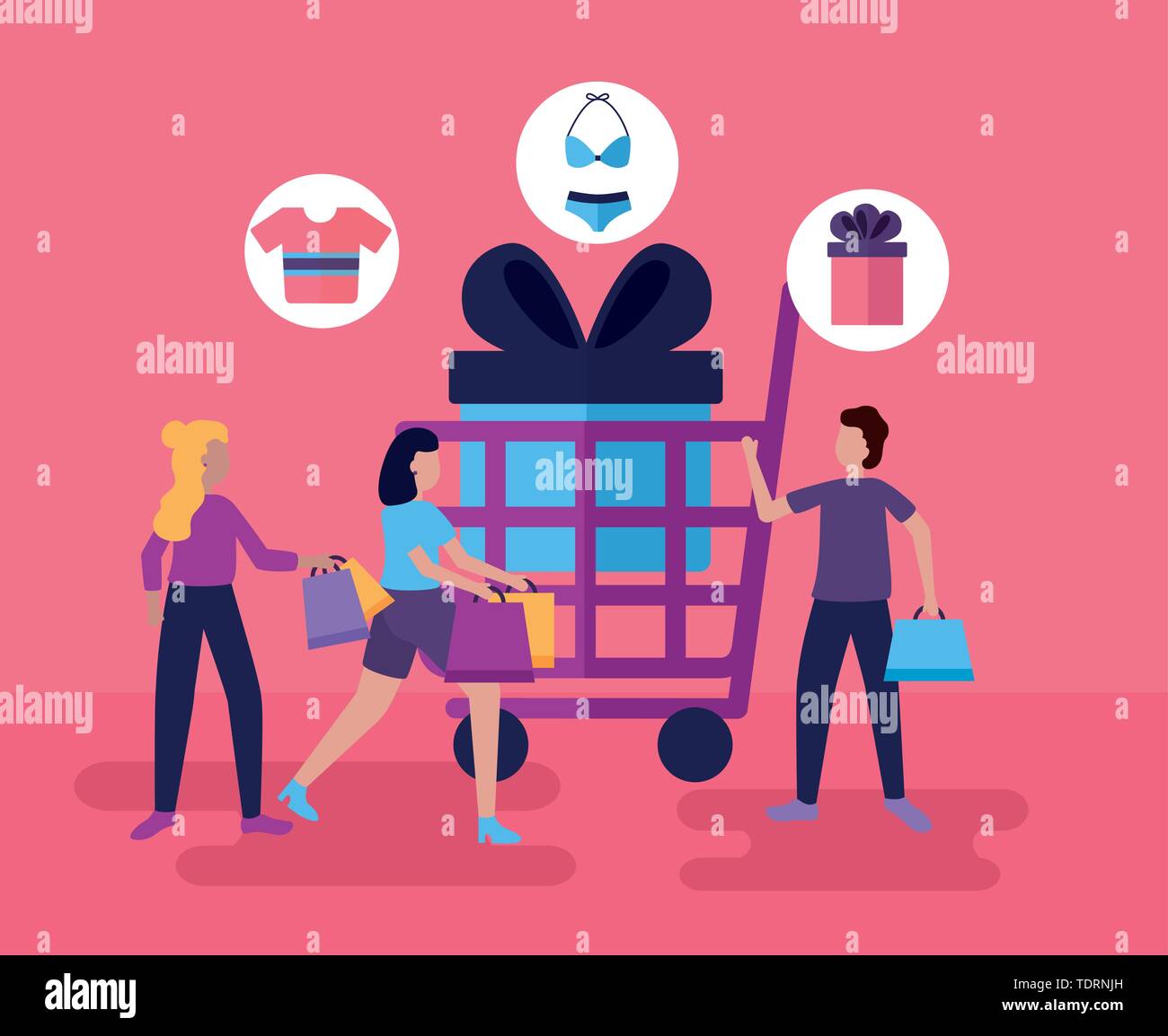 Shopping bag leg Stock Vector Images - Alamy