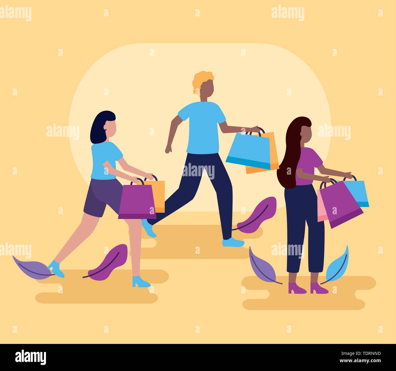 Happy tourist center Stock Vector Images - Alamy