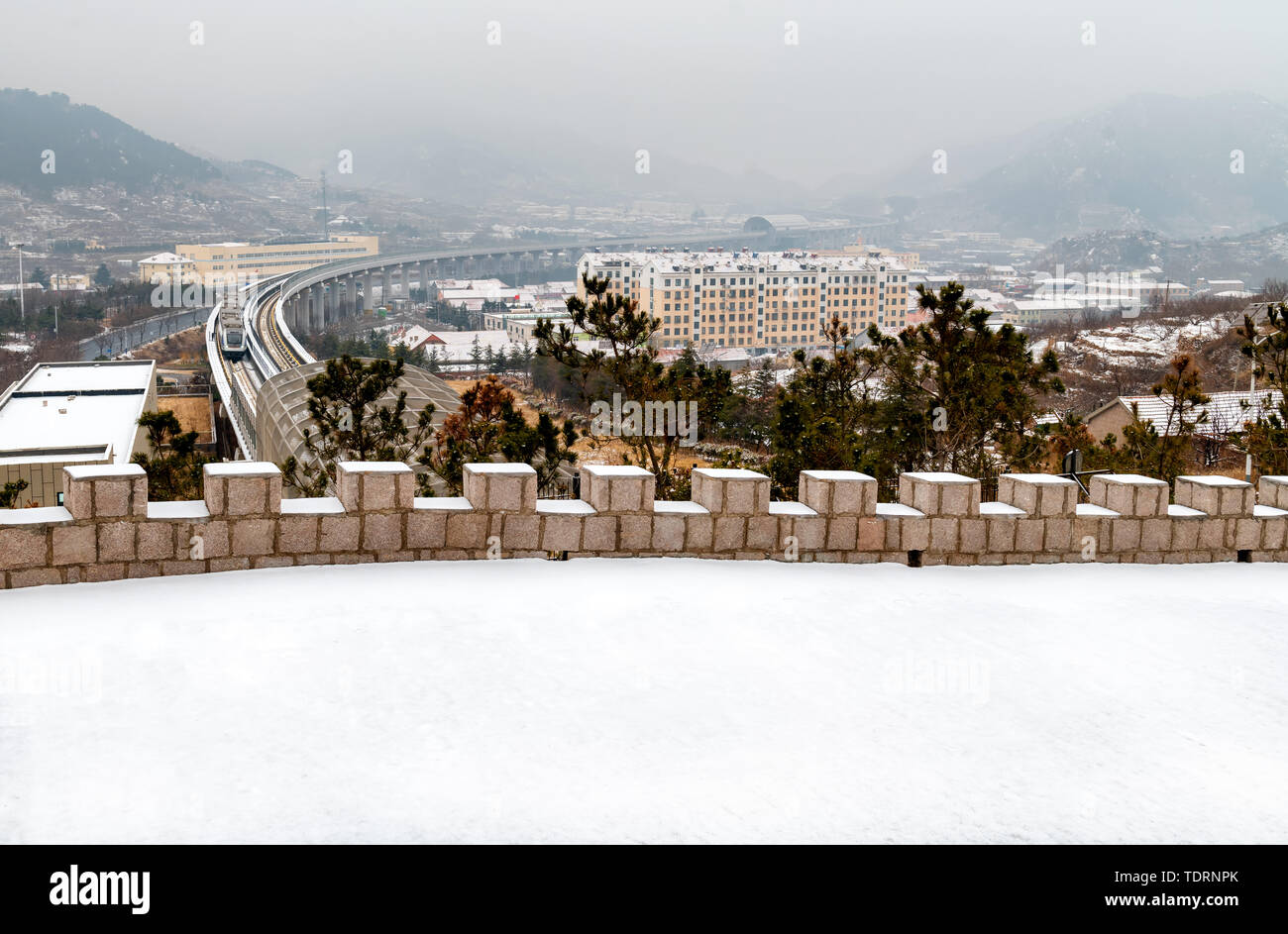 Qingdao snow scenery hi-res stock photography and images - Alamy