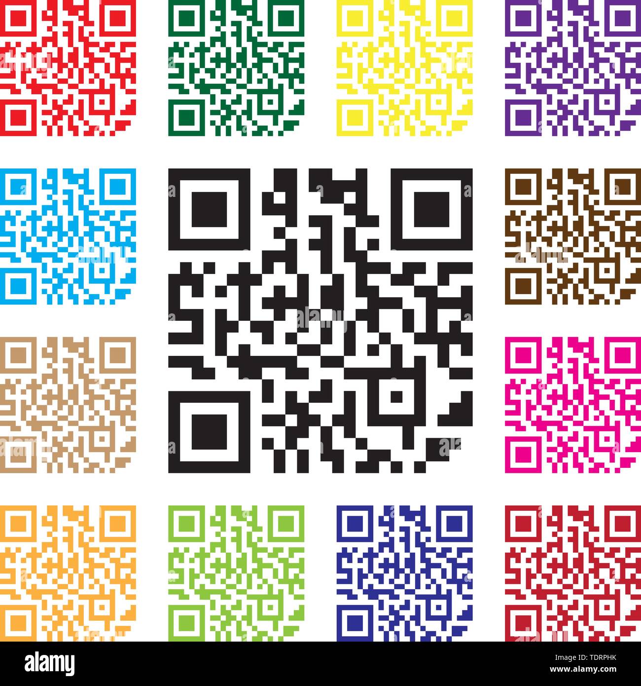 Qr code store Stock Vector Images - Alamy