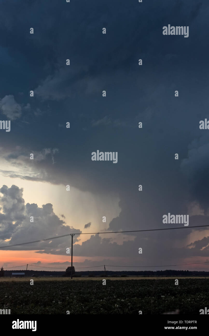 Rain Pouring From Clouds High Resolution Stock Photography and Images ...