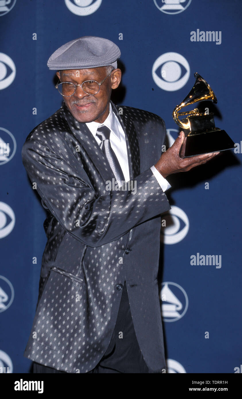 Feb 23, 2000; Los Angeles, CA, USA; Musician IBRAHIM FERRER of 'Buena ...