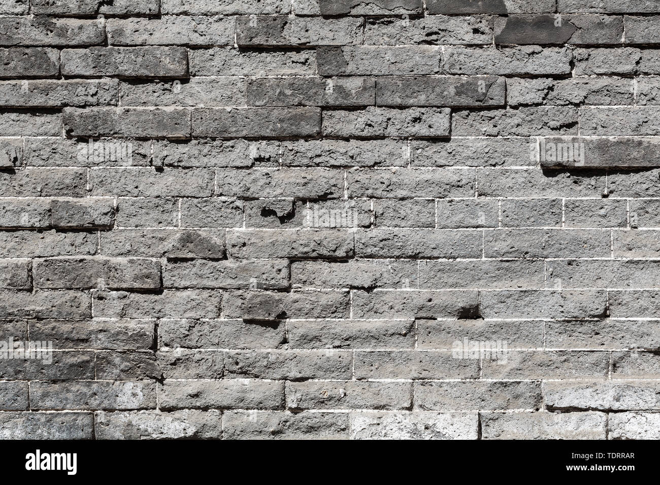 Gray old brick wall Stock Photo - Alamy