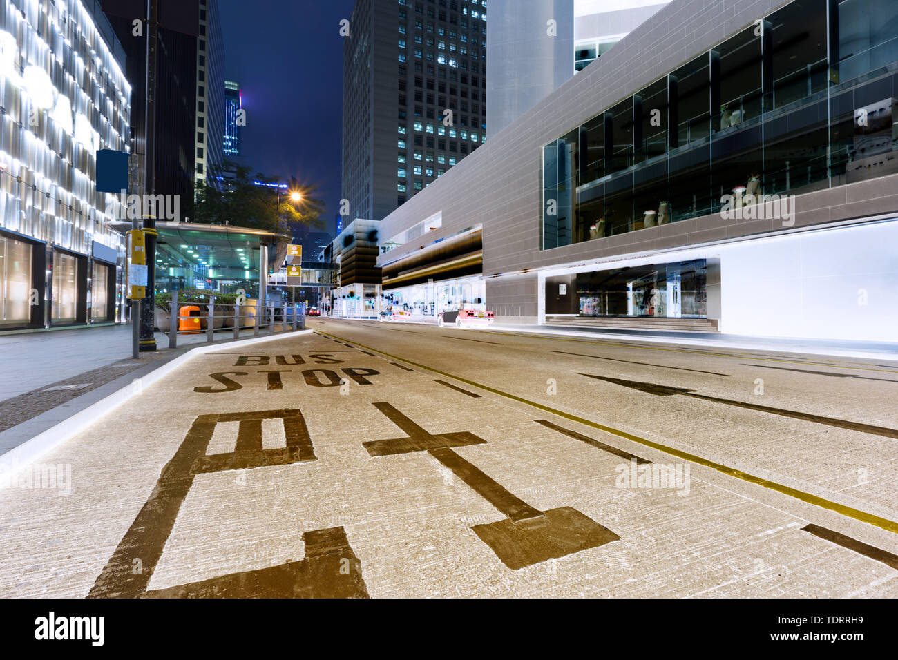 Modern street and photography at night Stock Photo - Alamy