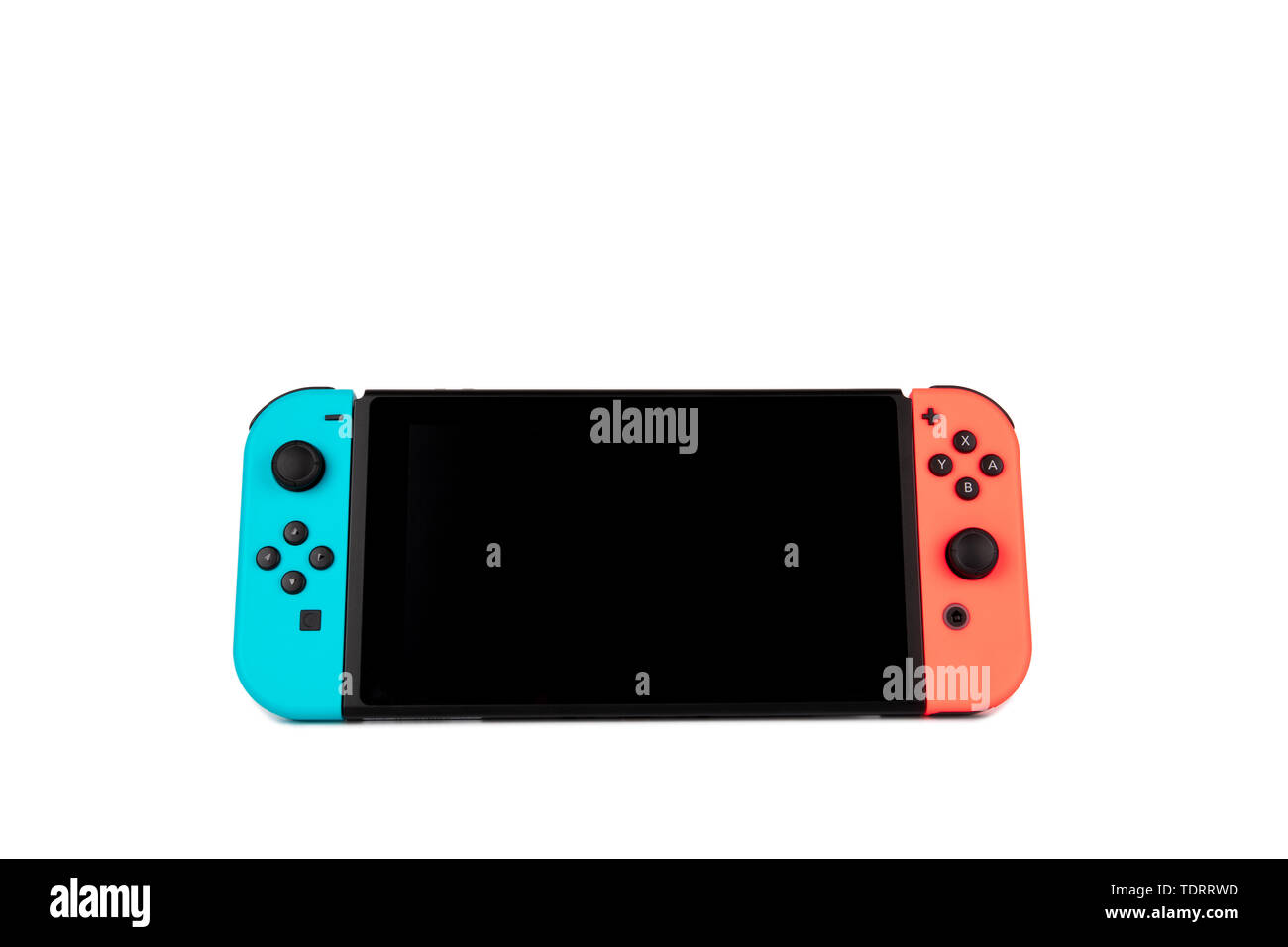 Nintendo Switch Joy-con controller on a white background Stock Photo ...