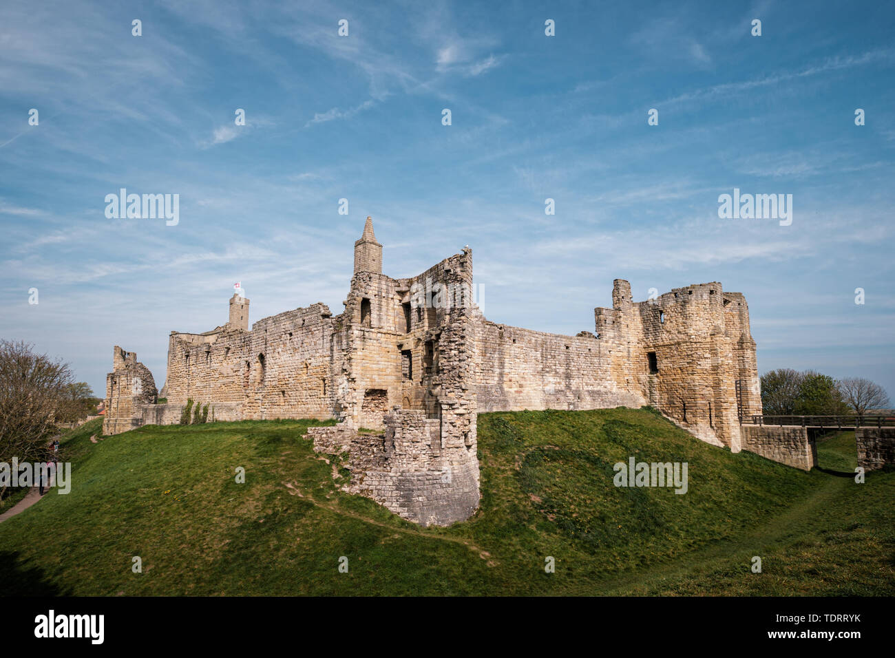 Warkworth Castle, Warkworth, Northumberland, England - 30th April 2019 ...