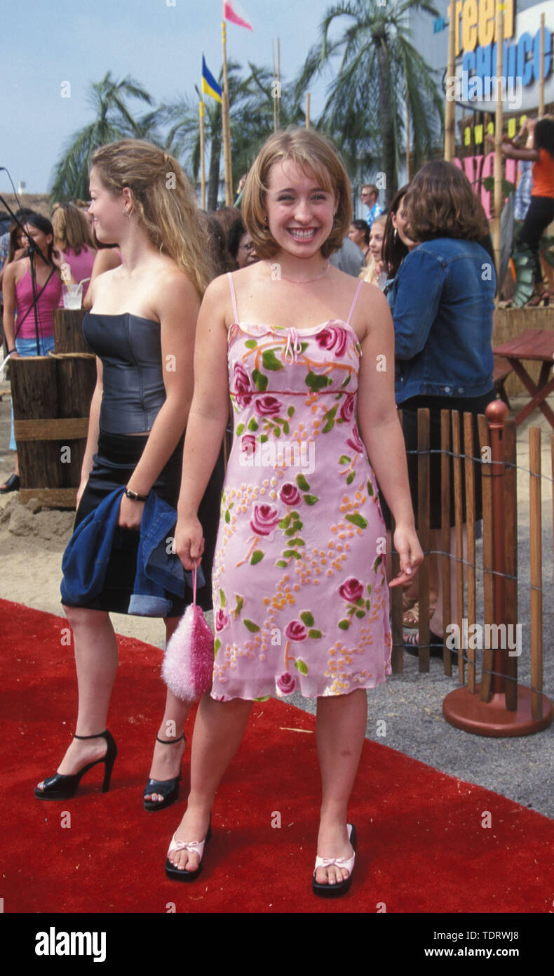 Actress ALISON MAC at the 2000 Teen Choice Awards. (Credit Image ...