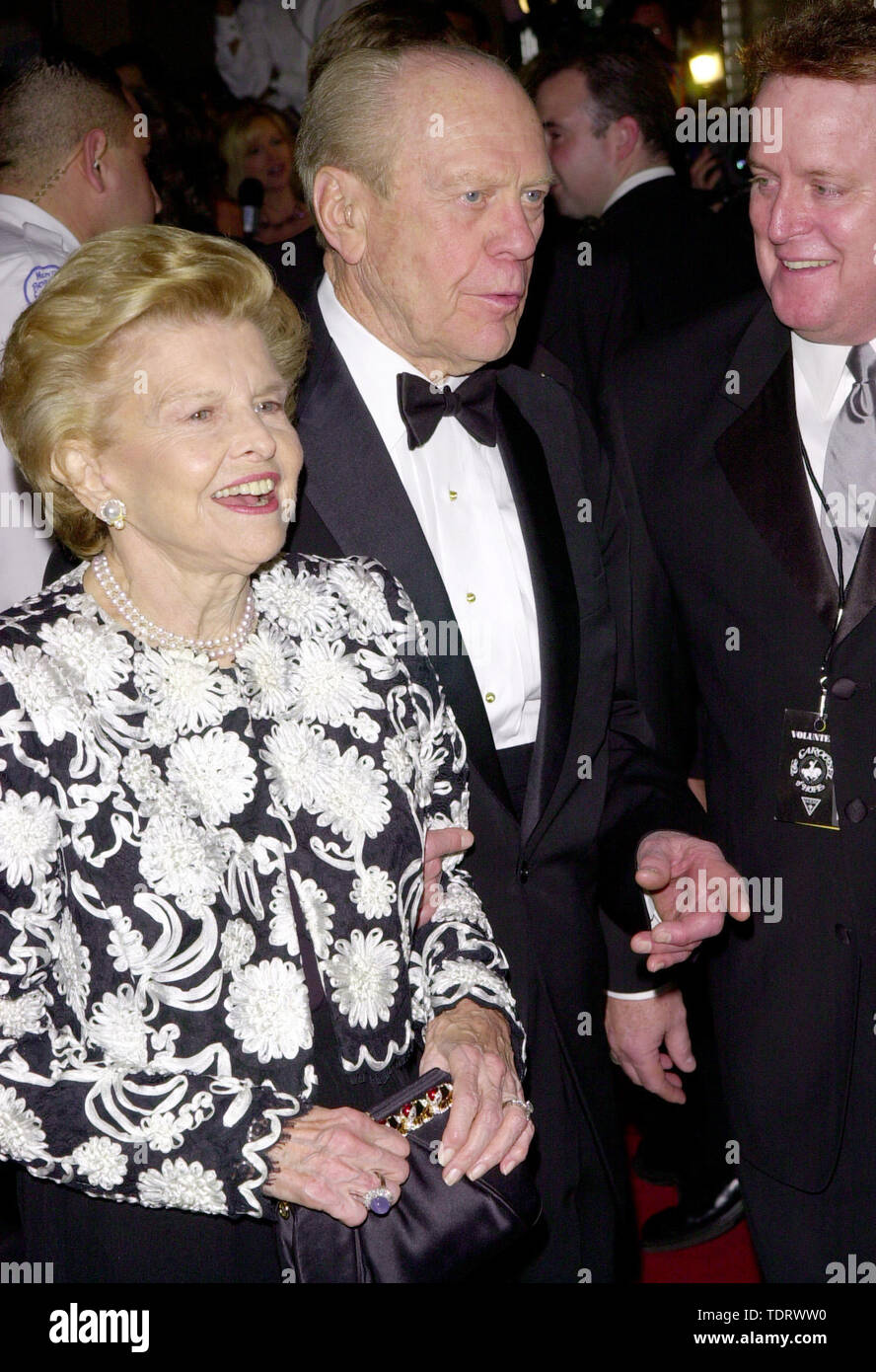 Oct 28, 2000; Los Angeles, California, USA; President GERALD FORD & his ...