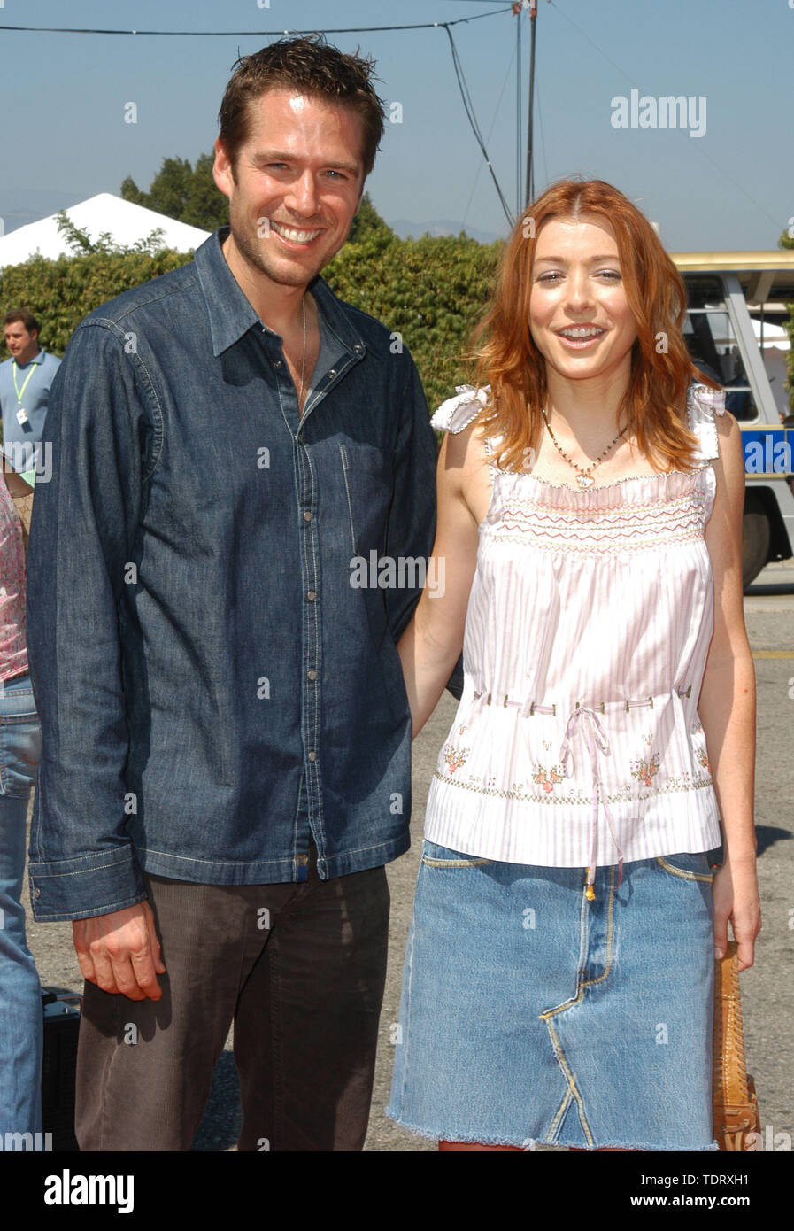 Aug 04, 2002; Universal City, California, USA; Actress ALYSON HANNIGAN ...