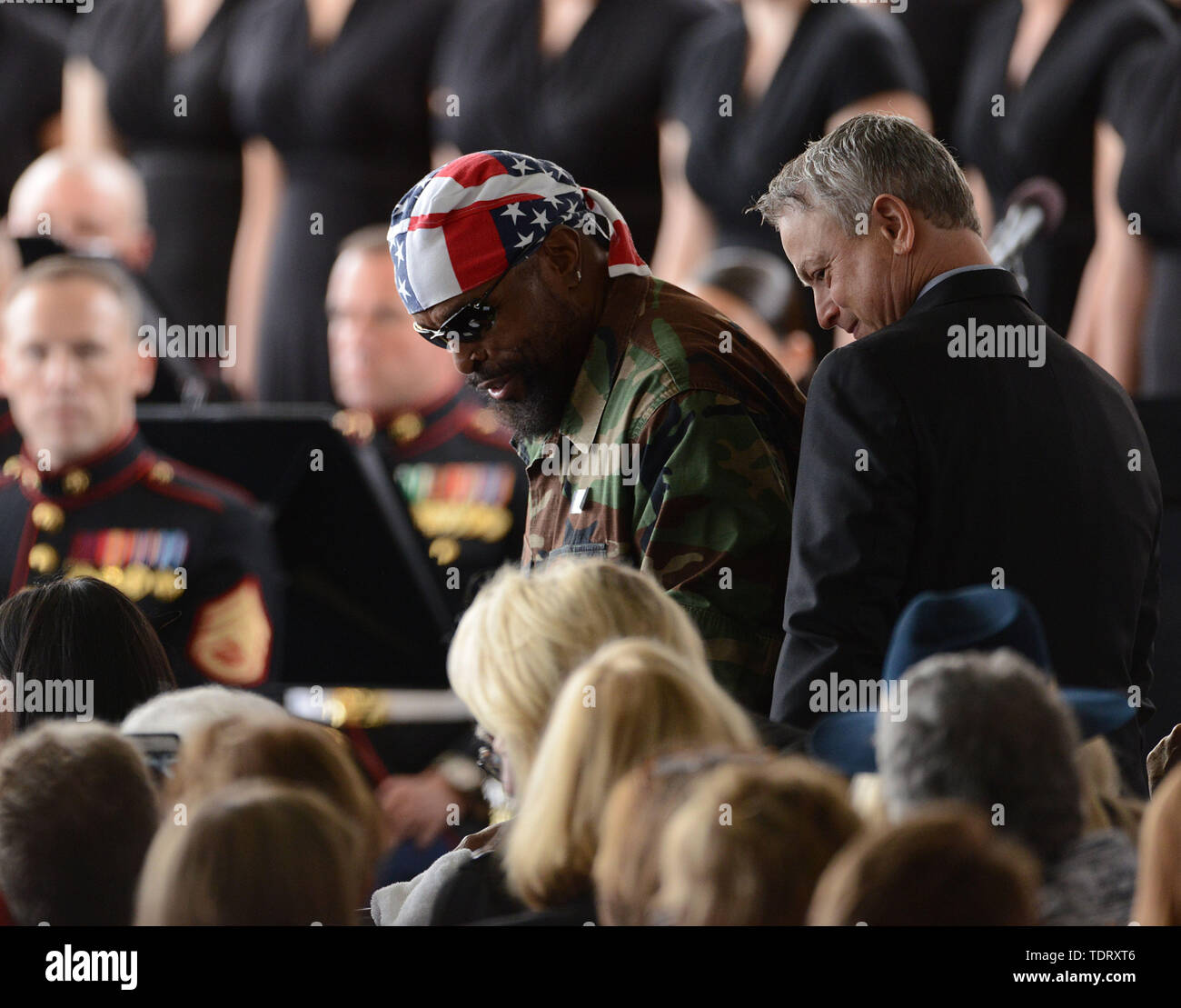 March 11, 2016 - Simi Valley, California - Mister T + Gary Sinise @ the ...