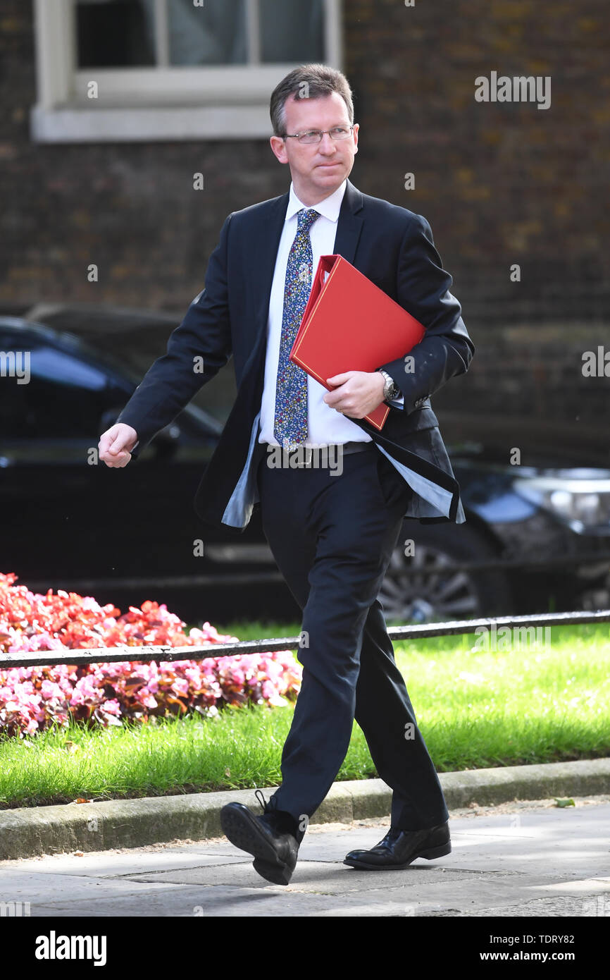 Digital, Culture, Media and Sport Secretary Jeremy Wright arrives for a ...