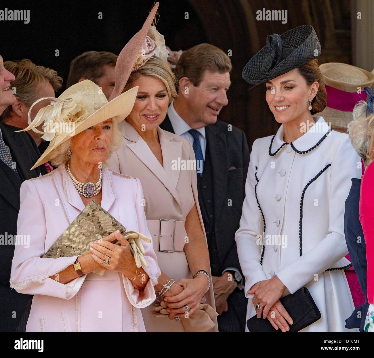 Windsor, UK. 17th June, 2019. Queen Maxima, Camilla, Duchess of ...