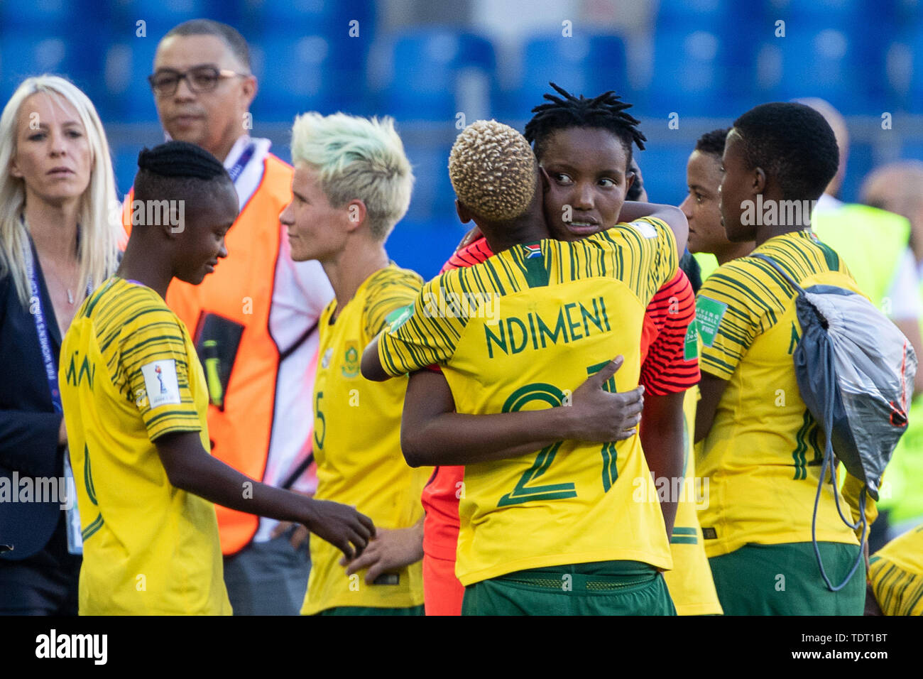 Montpellier, France. 17th June, 2019. Football, women: World Cup, South ...