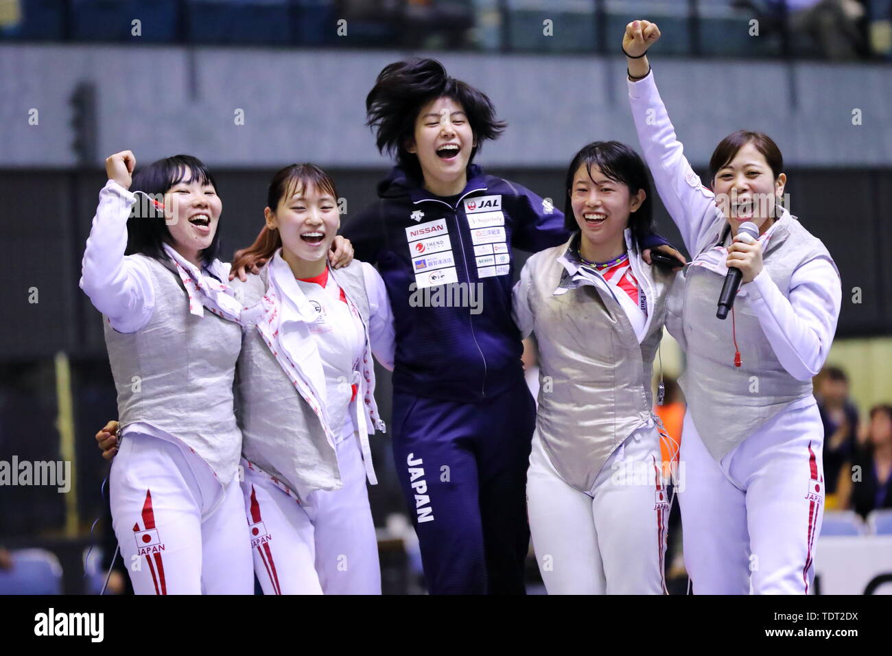 Chiba Port Arena, Chiba, Japan. 18th June, 2019. (L-R) Yuka Ueno, Sera ...