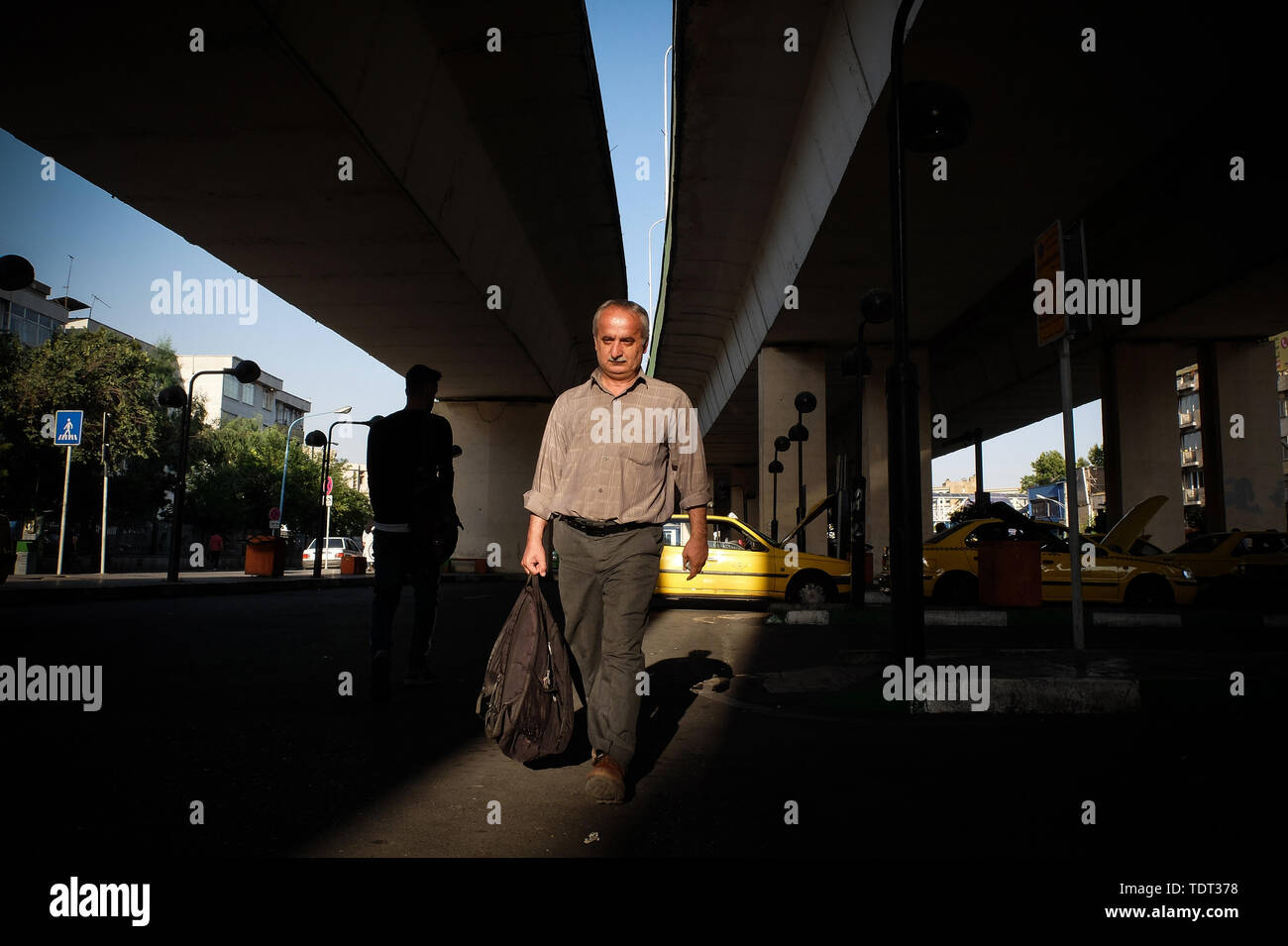 June 17, 2019 - Tehran, Tehran, IRAN - Iranians walk in downtown Tehran ...