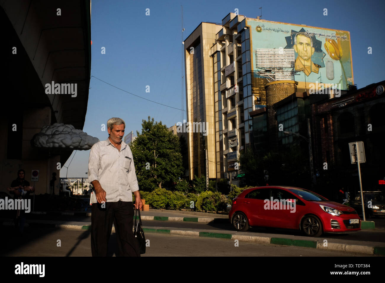 June 17, 2019 - Tehran, Tehran, IRAN - Iranians walk in downtown Tehran ...