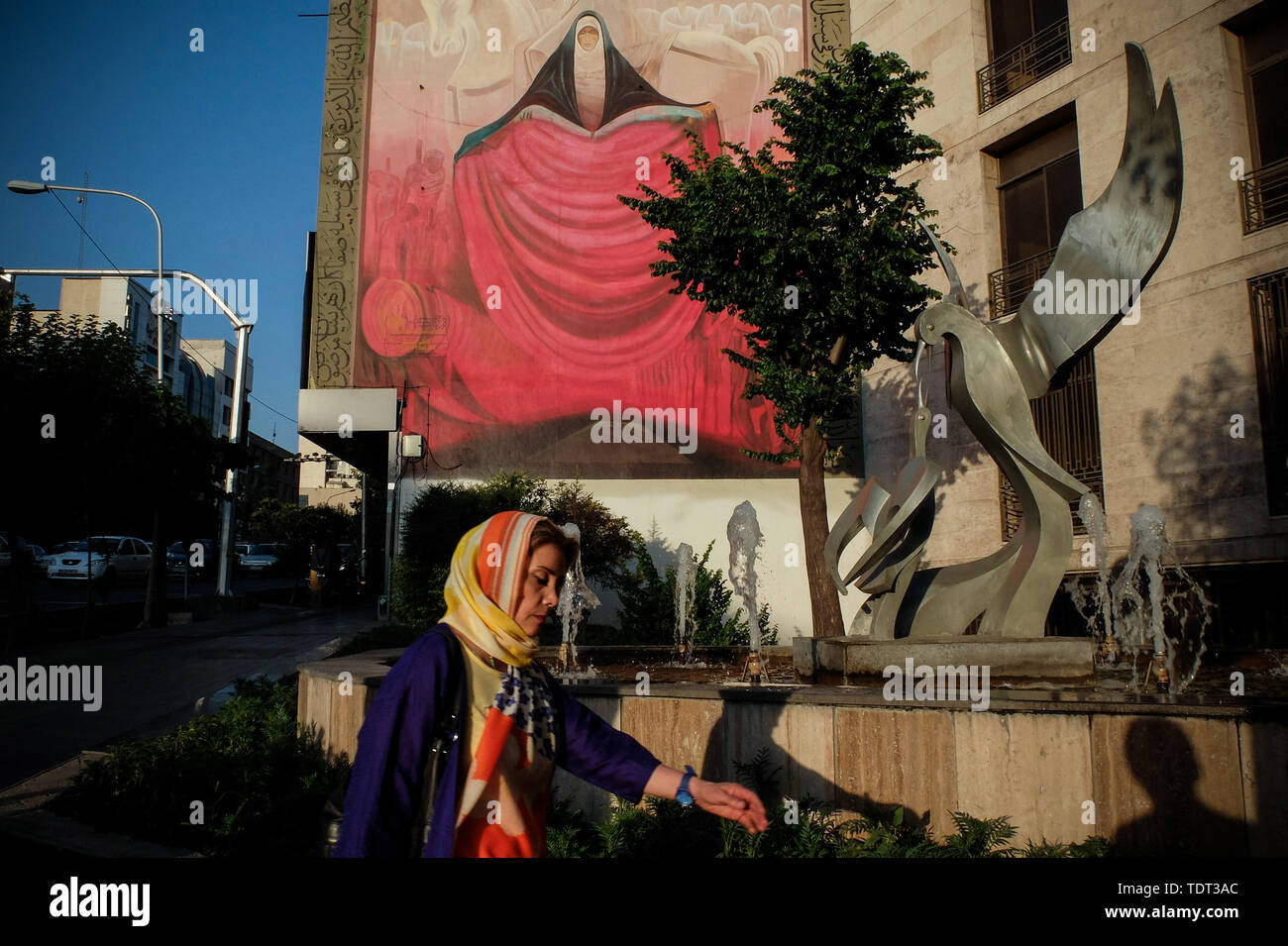 June 17, 2019 - Tehran, Tehran, IRAN - Iranians walk in downtown Tehran ...
