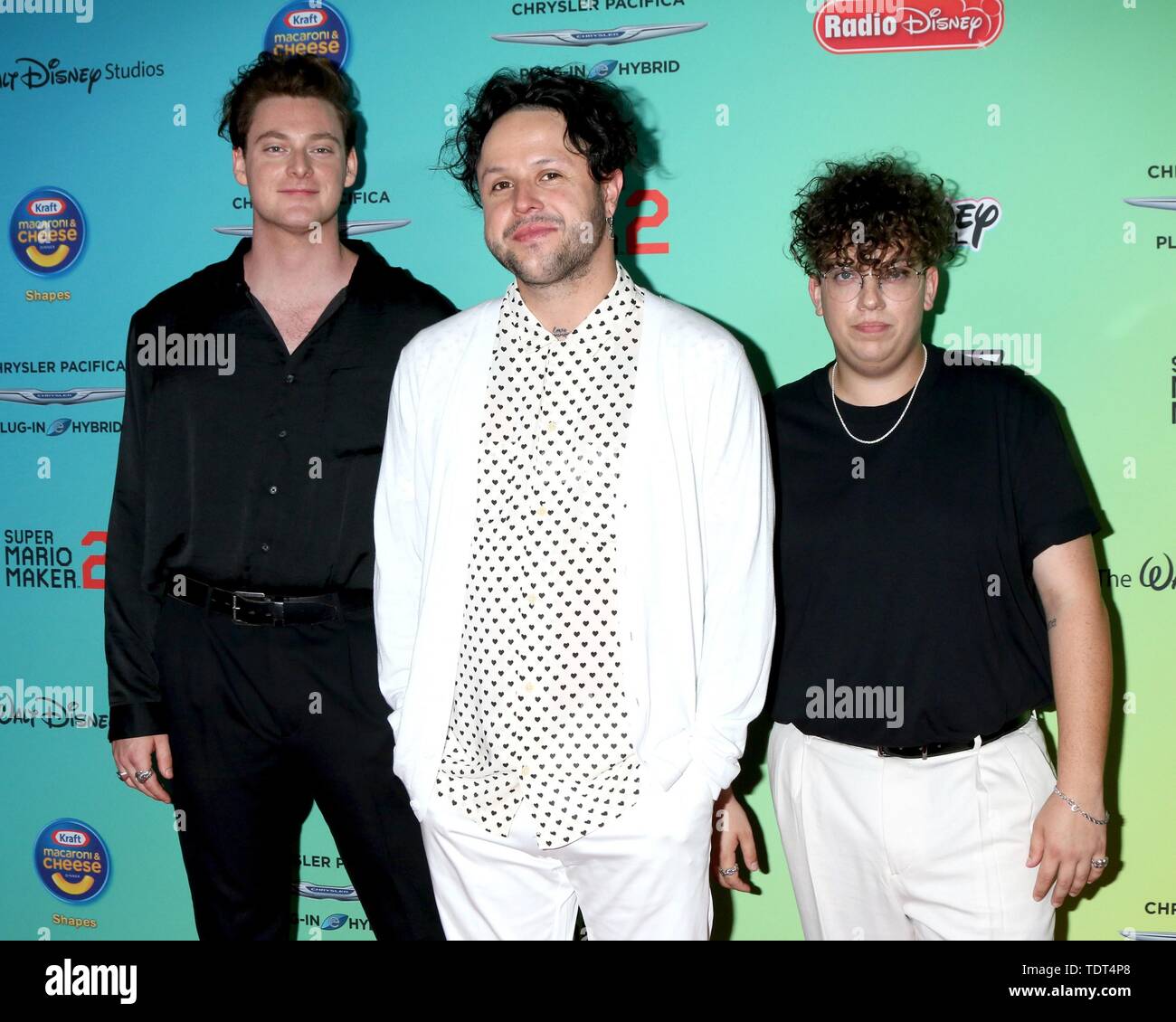 Los Angeles, CA, USA. 16th June, 2019. lovelytheband, Jordan Greenwald ...