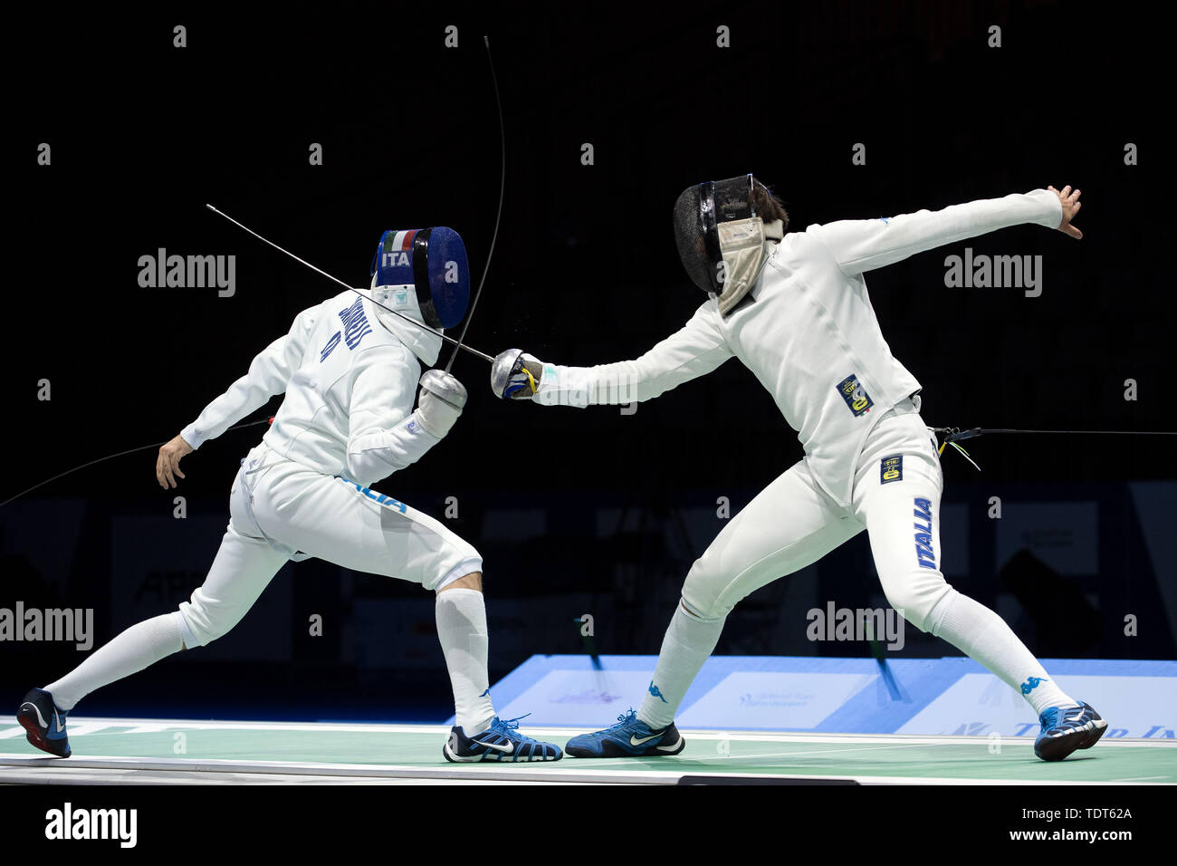 Duesseldorf, Germany. 18th June, 2019. Fencing: European Championship ...