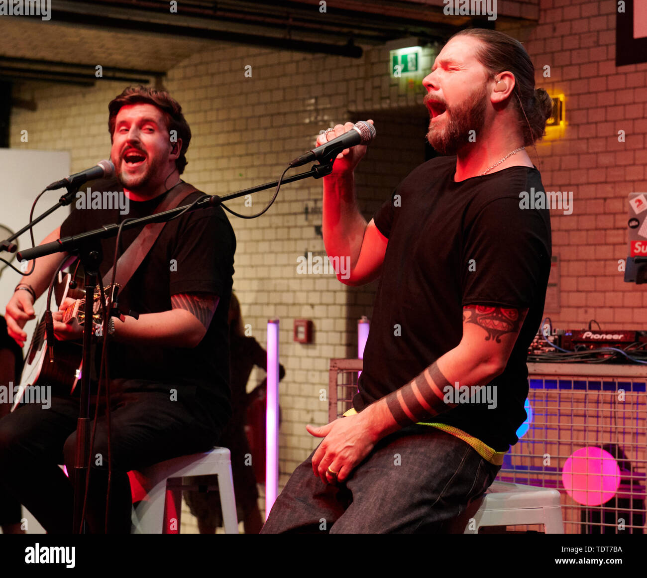 Berlin, Germany. 18th June, 2019. The singer Rea Garvey sings at the ...