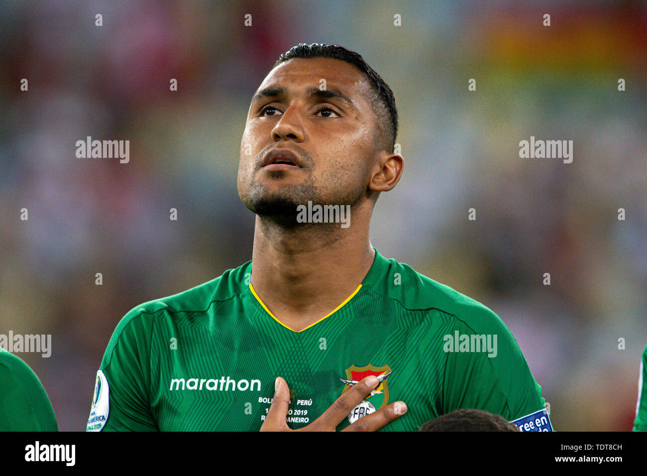 Rio De Janeiro, Brazil. 18th June, 2019. Jusino Cerrudo (BOL) during a ...