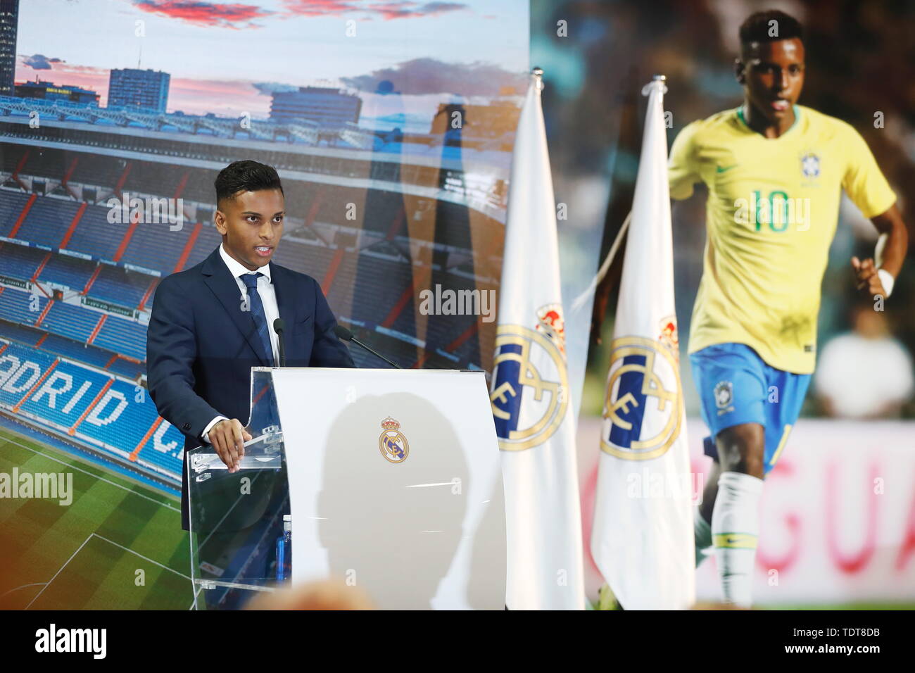 Madrid Spain. 18th June, 2019. Rodrygo Goes (Real), JUN 18, 2019 ...