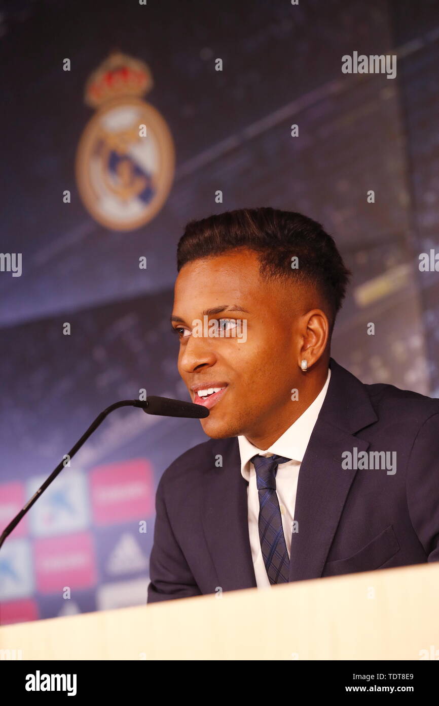 Madrid Spain. 18th June, 2019. Rodrygo Goes (Real), JUN 18, 2019 ...