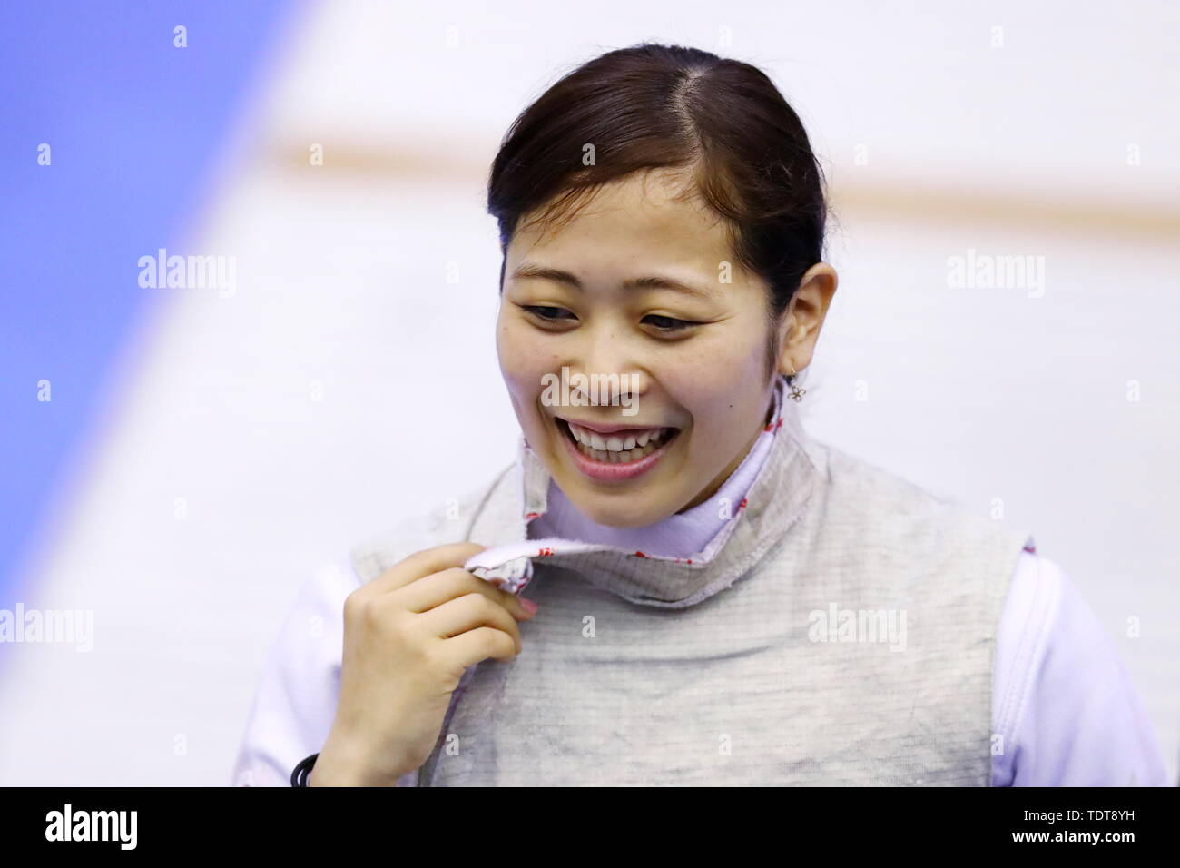 Chiba Port Arena, Chiba, Japan. 18th June, 2019. Komaki Kikuchi (JPN ...