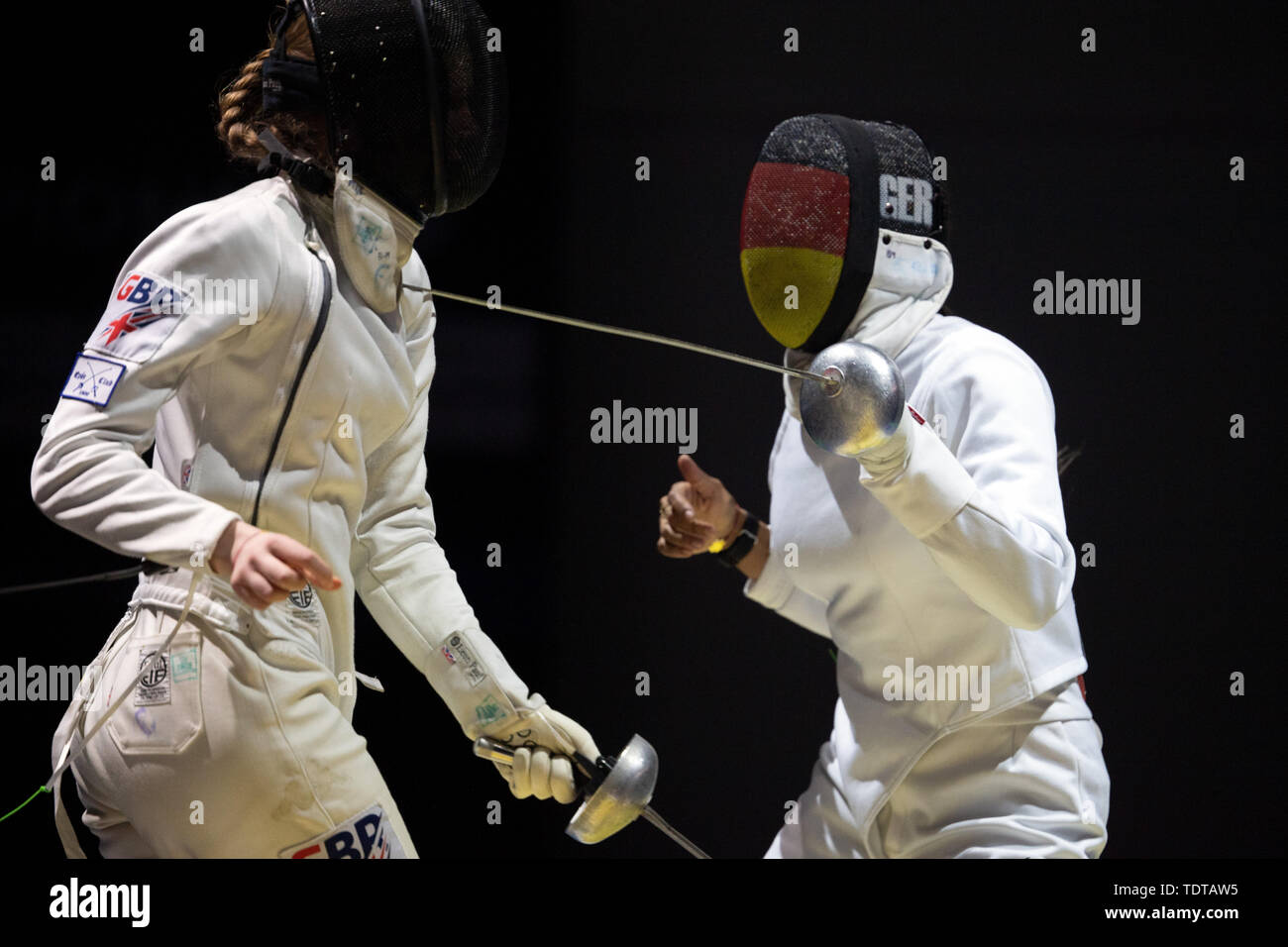Duesseldorf, Germany. 19th June, 2019. Fencing: European Championship ...