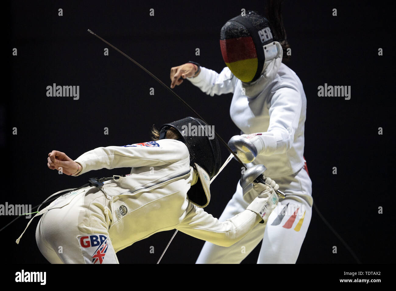 Duesseldorf, Germany. 19th June, 2019. Fencing: European Championship ...