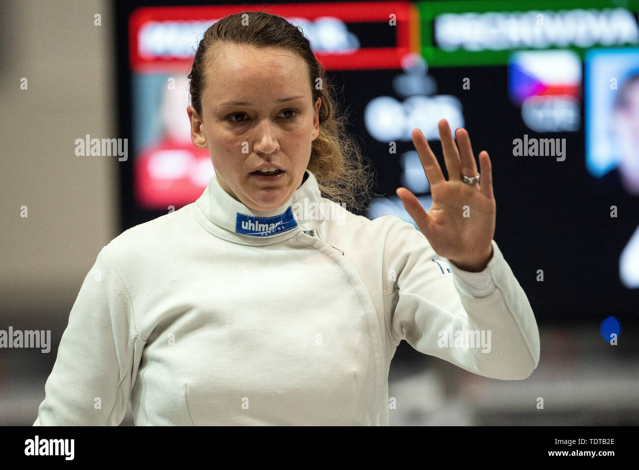 Duesseldorf, Germany. 19th June, 2019. Fencing: European Championship ...
