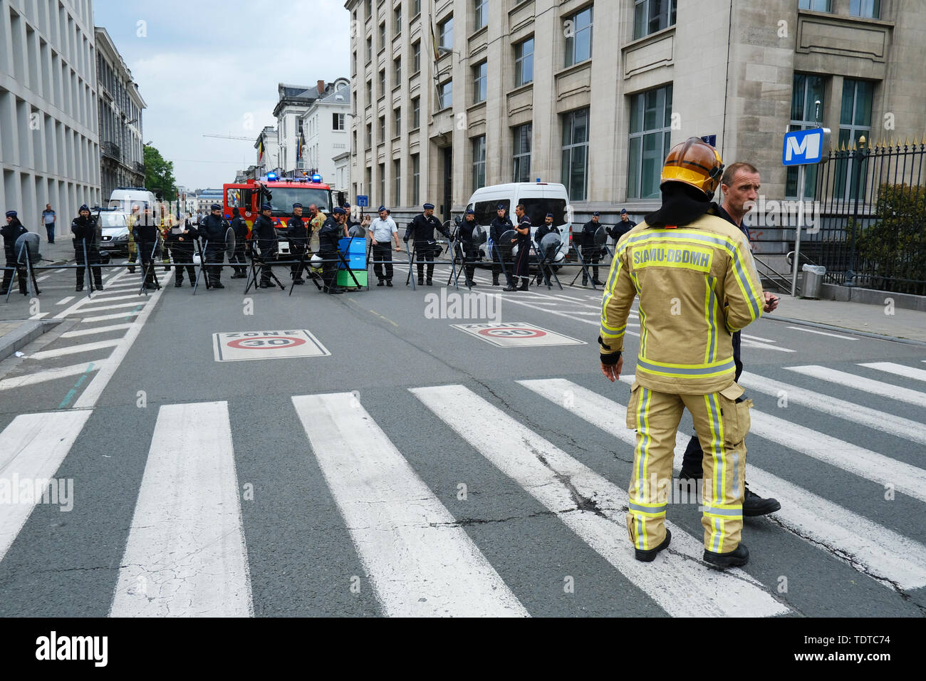 Fire Brigade Strike Firefighters Strike Firemen Helmet Uniform High ...
