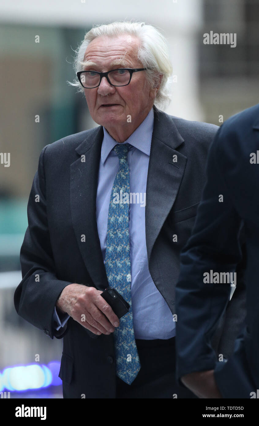 Lord Michael Heseltine arrives at BBC Broadcasting House in London for ...