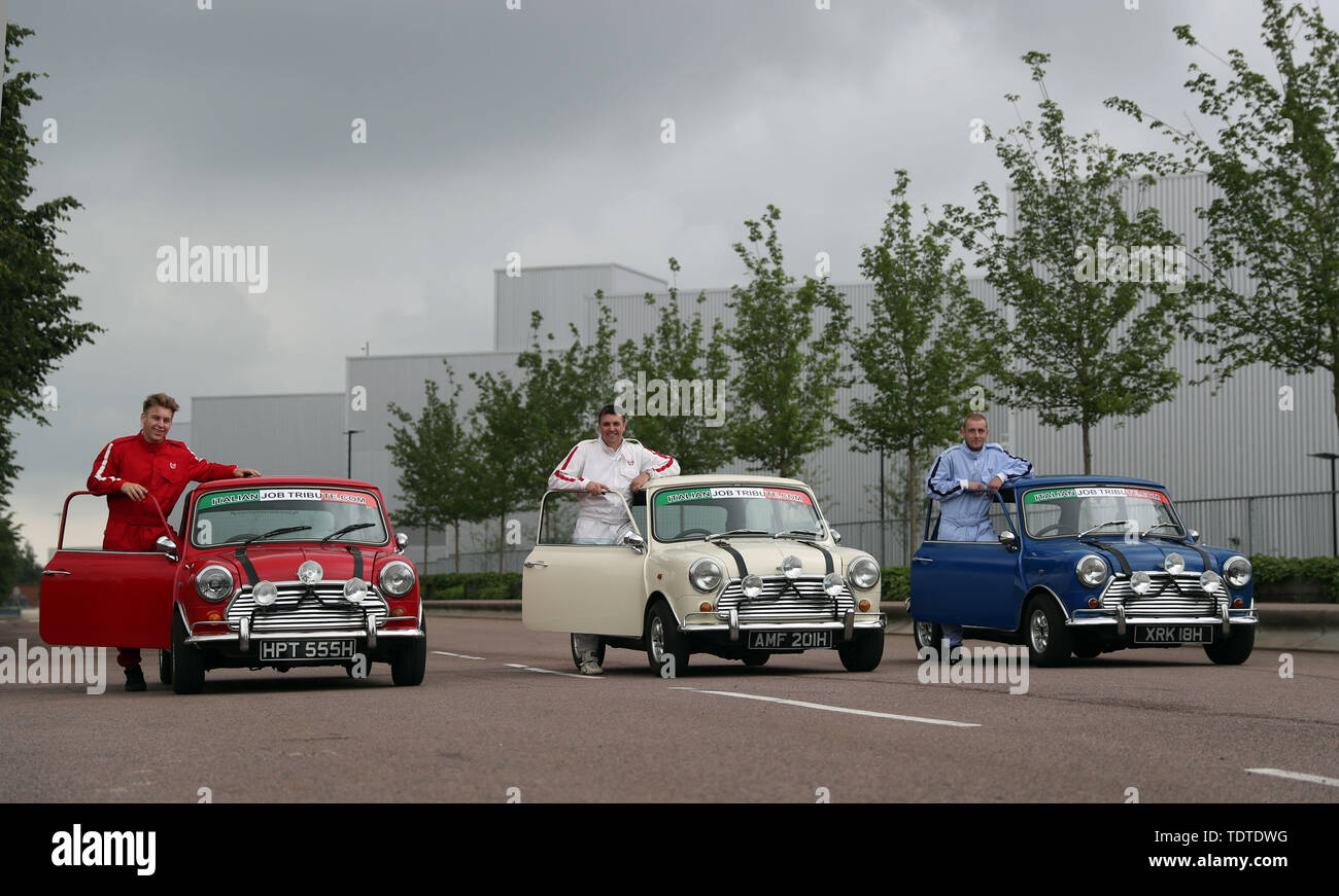 Paul Swift stunt team from left: Charlie Lower, Paul Swift and Luke ...