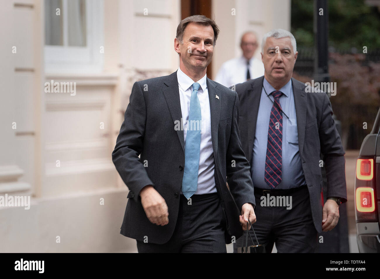 Foreign Secretary Jeremy Hunt arrives at his home in London following ...