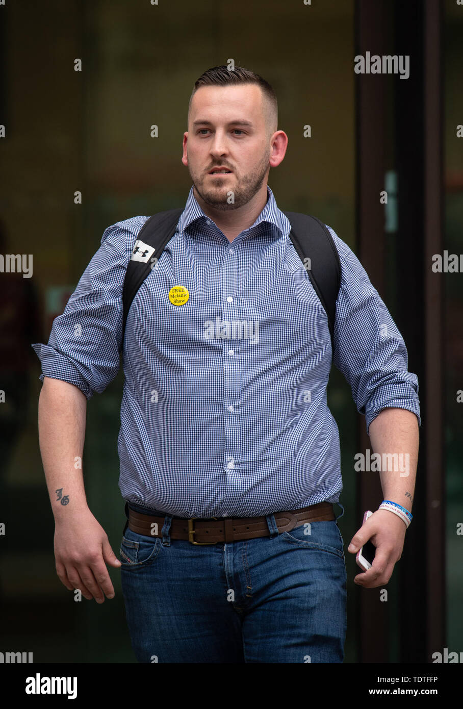James Goddard outside Westminster Magistrates Court, London where he ...