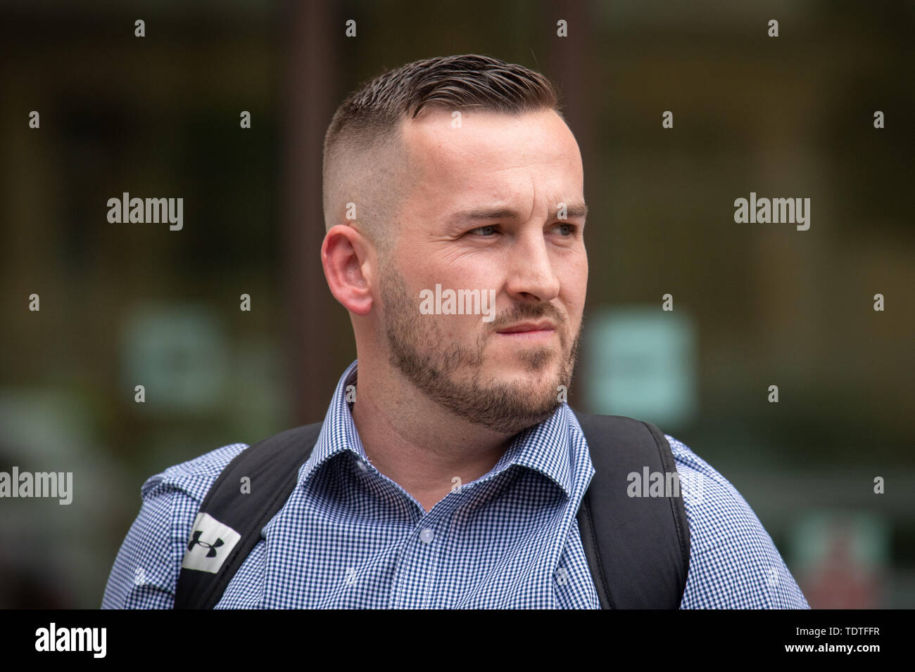 James Goddard outside Westminster Magistrates Court, London where he ...