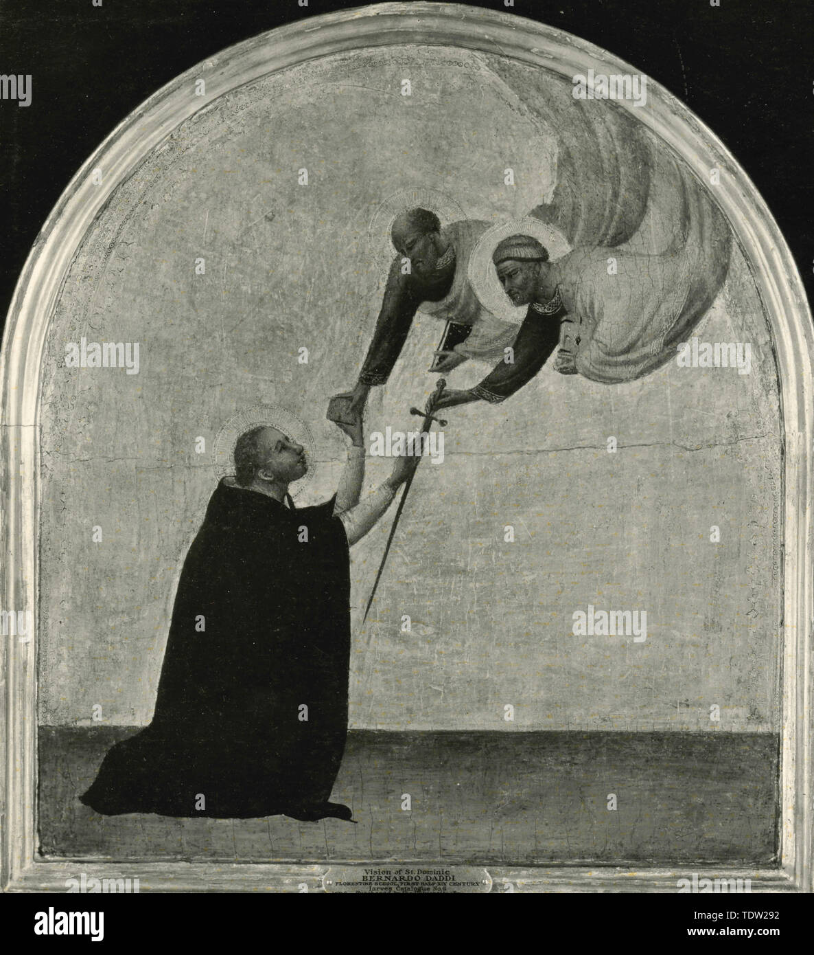 A Vision of St. Dominic, painting by Bernardo Daddi Stock Photo - Alamy