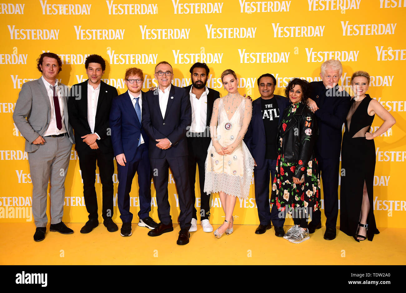 Lily james and himesh patel hi-res stock photography and images - Alamy