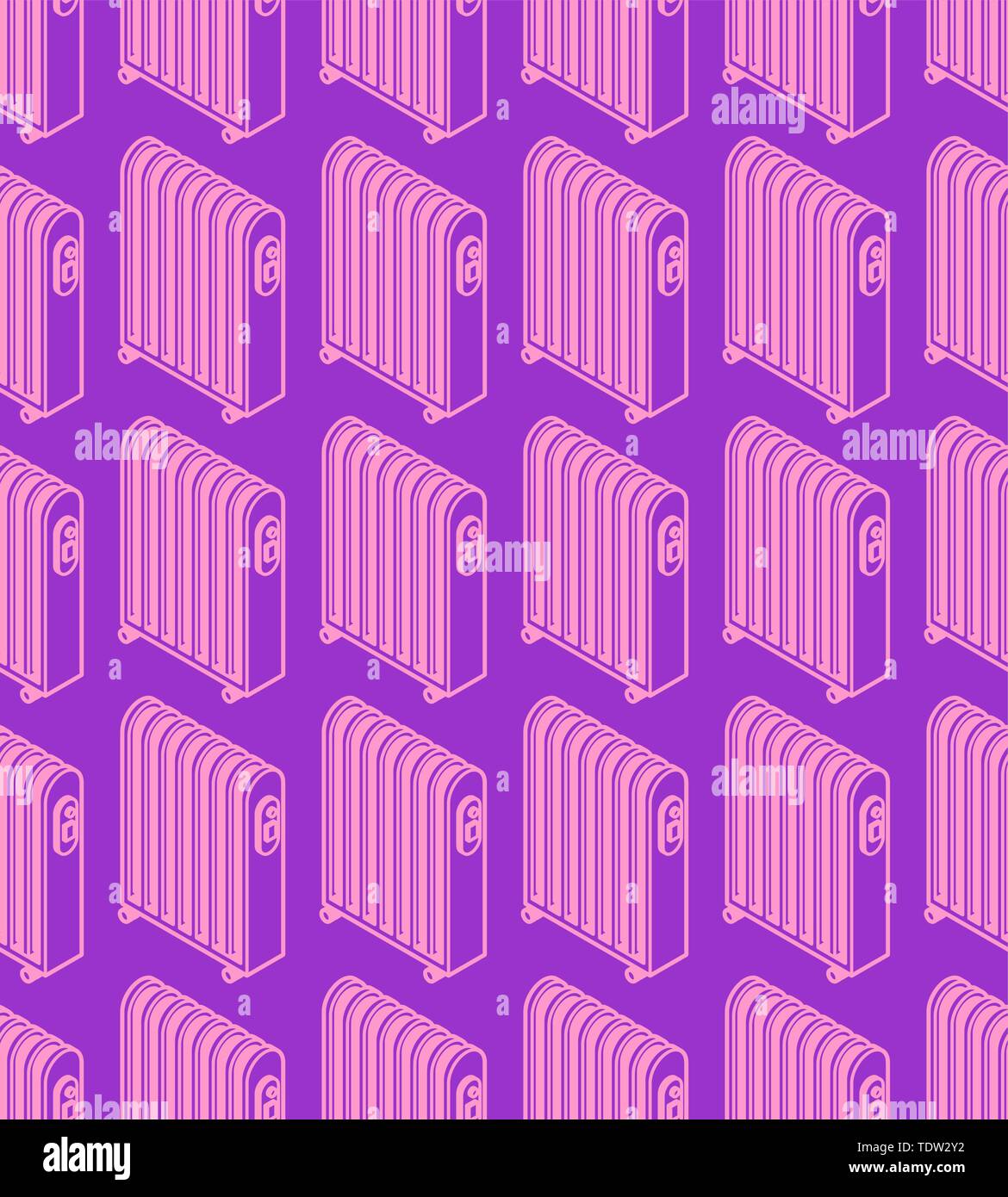 Radiator heat pattern seamless. Electric heating radiator background ...