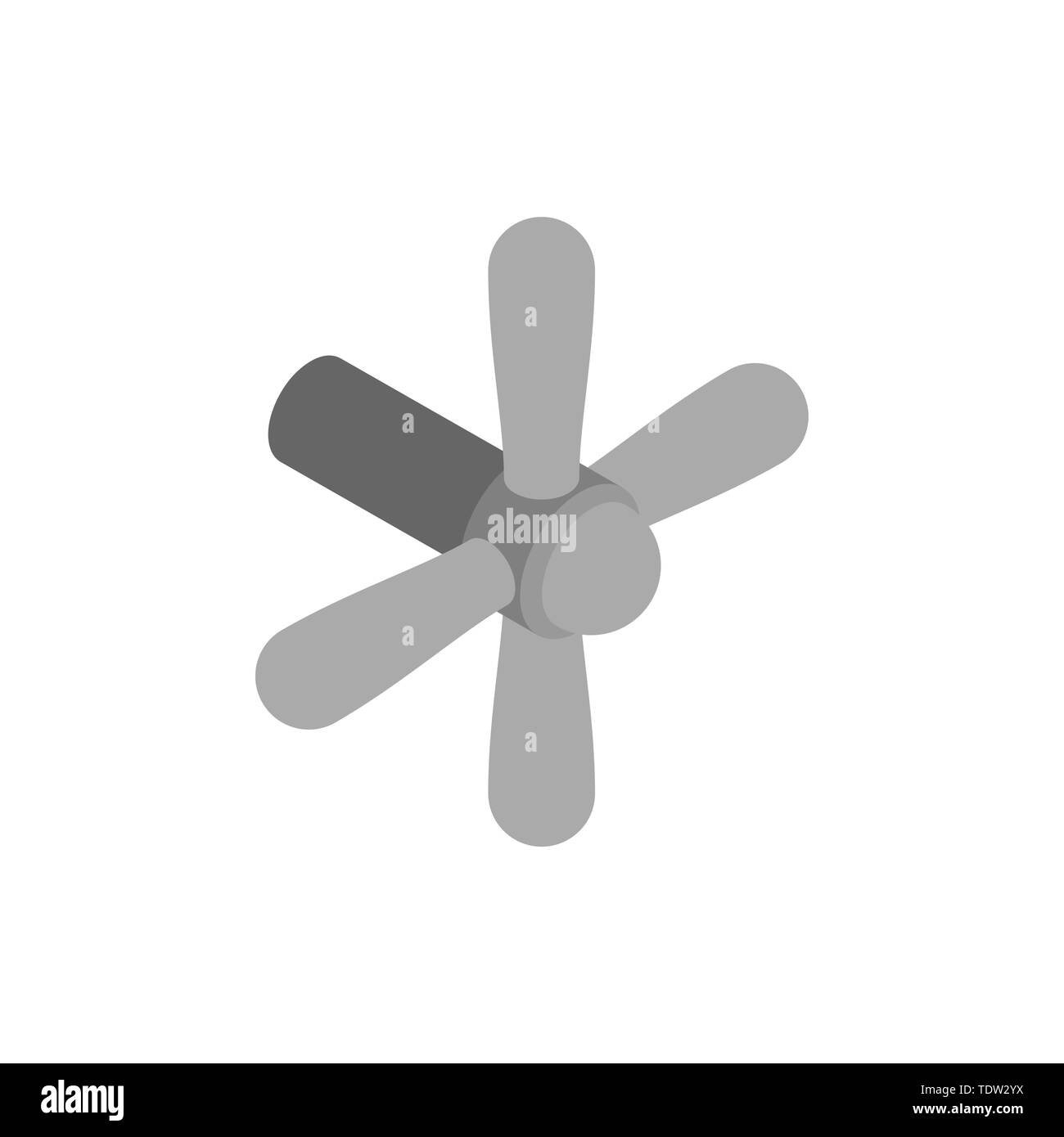 Safe handle isolated. Steel strong grip Vector illustration Stock ...