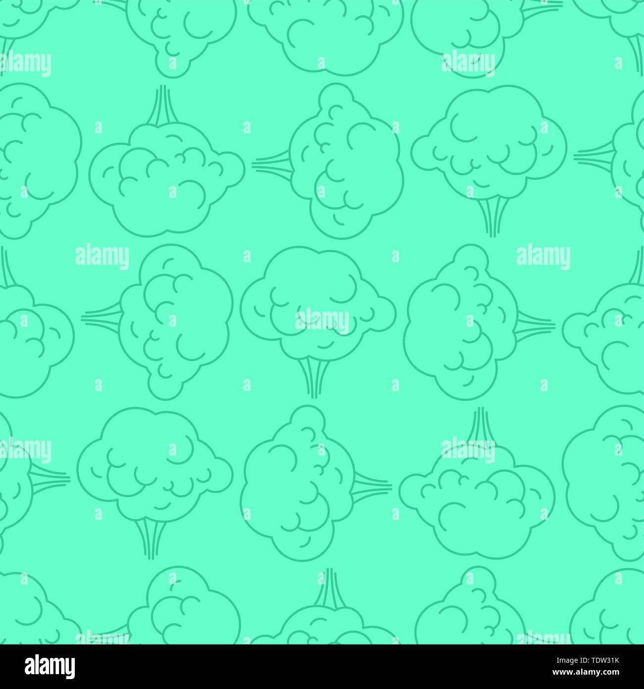 Farting pattern seamless. Fart background. Green gas Vector texture ...