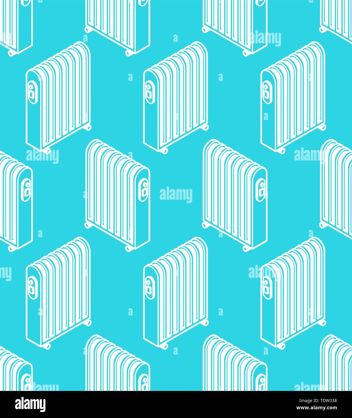 Radiator heat pattern seamless. Electric heating radiator background ...
