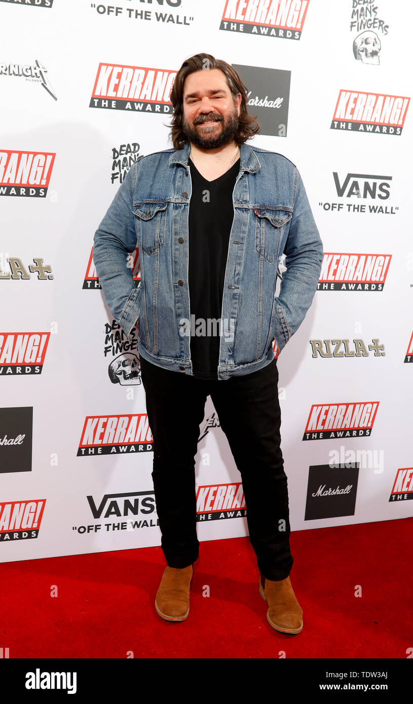 Matt Berry attending the Kerrang! Awards at Islington Town Hall, London ...
