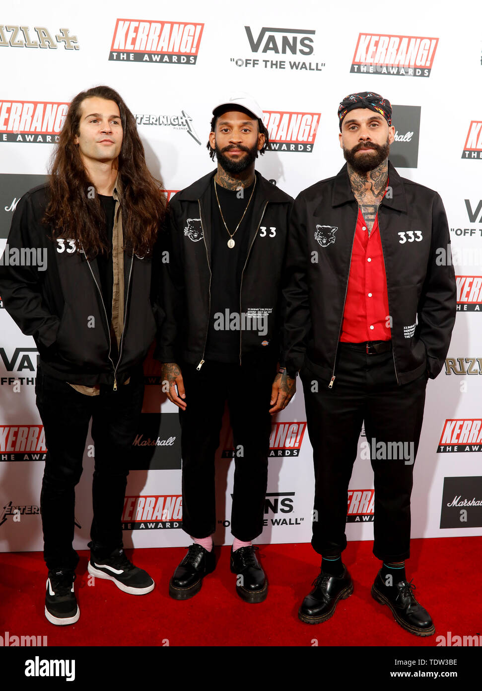 Fever 333's Aric Improta (left to right), Stephen Harrison and Jason ...